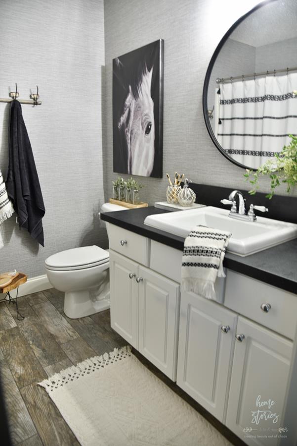 Creating A Budget-Friendly Boho Farmhouse Bathroom